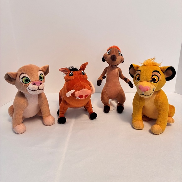 Disney | Toys | Disney The Lion King Timon Pumba Simba Nala Plush ...